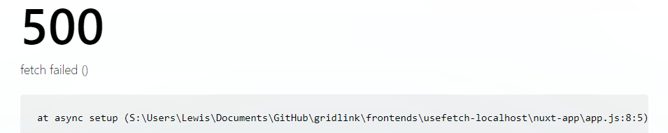 `$fetch` on `localhost` fails while `127.0.0.1` is fine · Issue #12358 ... `$fetch` on `localhost` fails while `127.0.0.1` is fine · Issue #12358 ...