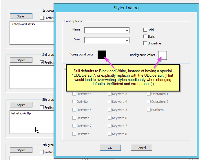 UDL - Add explicit options for "Theme" and "UDL Default" Setting to UDL ...