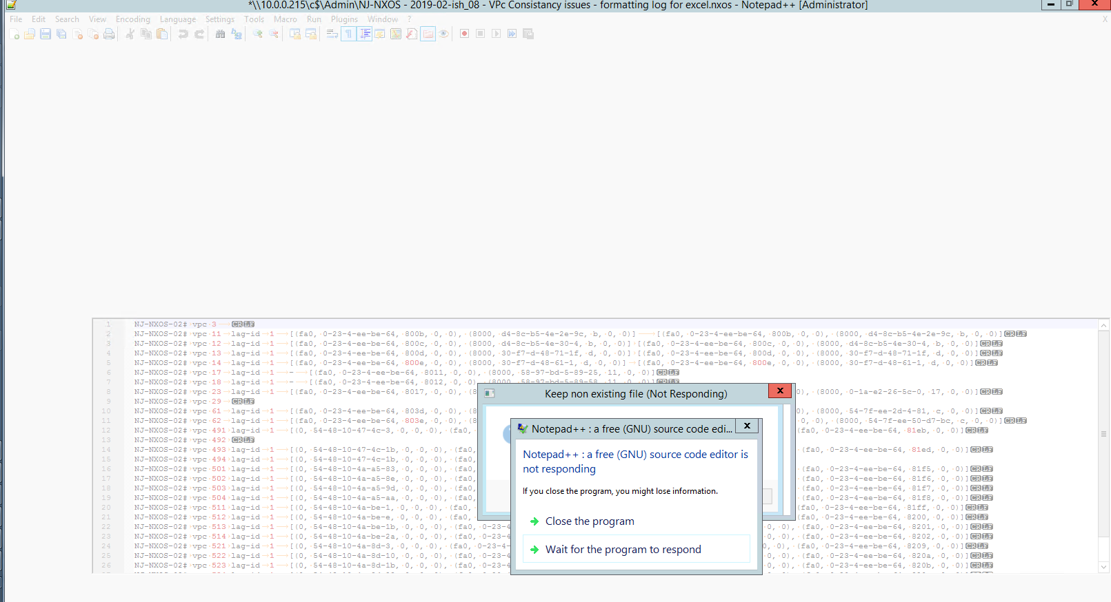 Notepad ++ Becomes unresponsive when it can not find Files · Issue #5641 · notepad-plus-plus ...