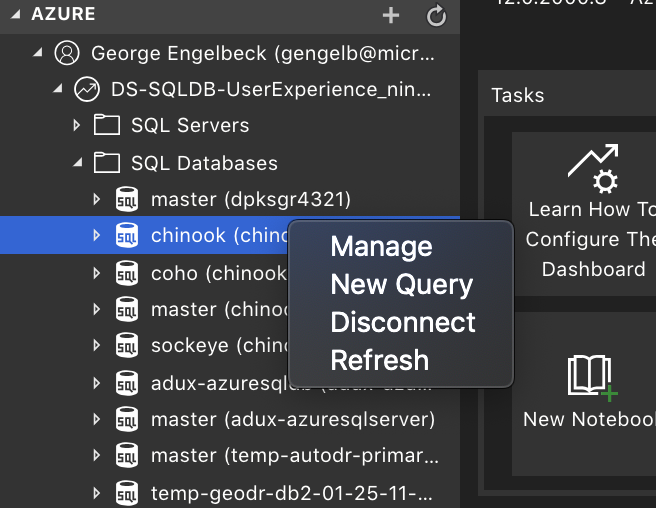 Support launching Schema Compare from AZURE databases · Issue #6053 ...