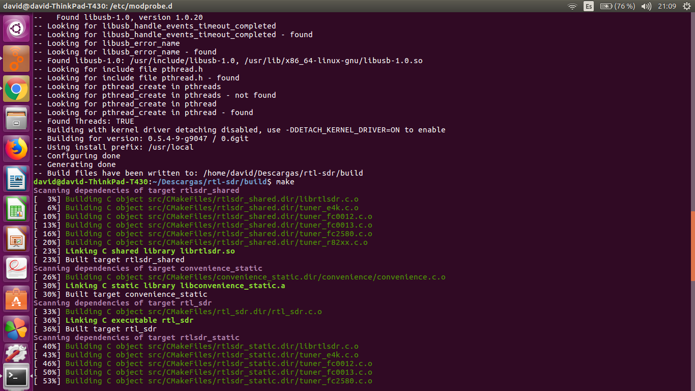 USING MINI DIGITAL TV STICK RTL2832U 820T2 & SDR ON GRC · Issue #1 ...