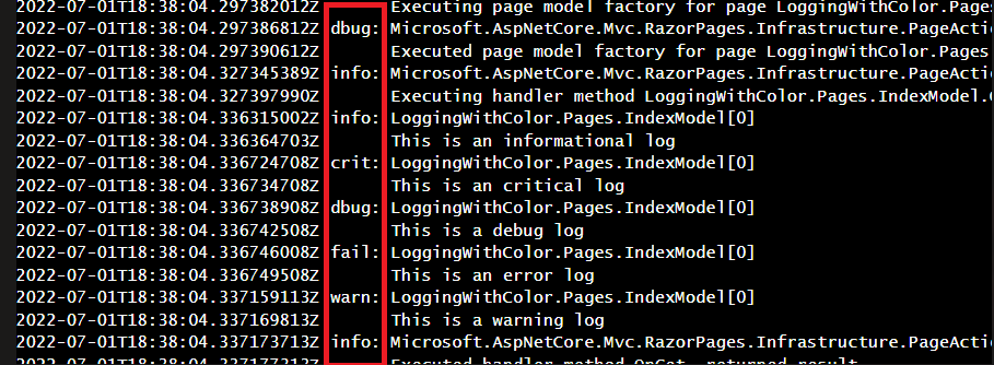 Disable ASCII color codes for ASP.NET apps · Issue #1456 · microsoft/Oryx · GitHub