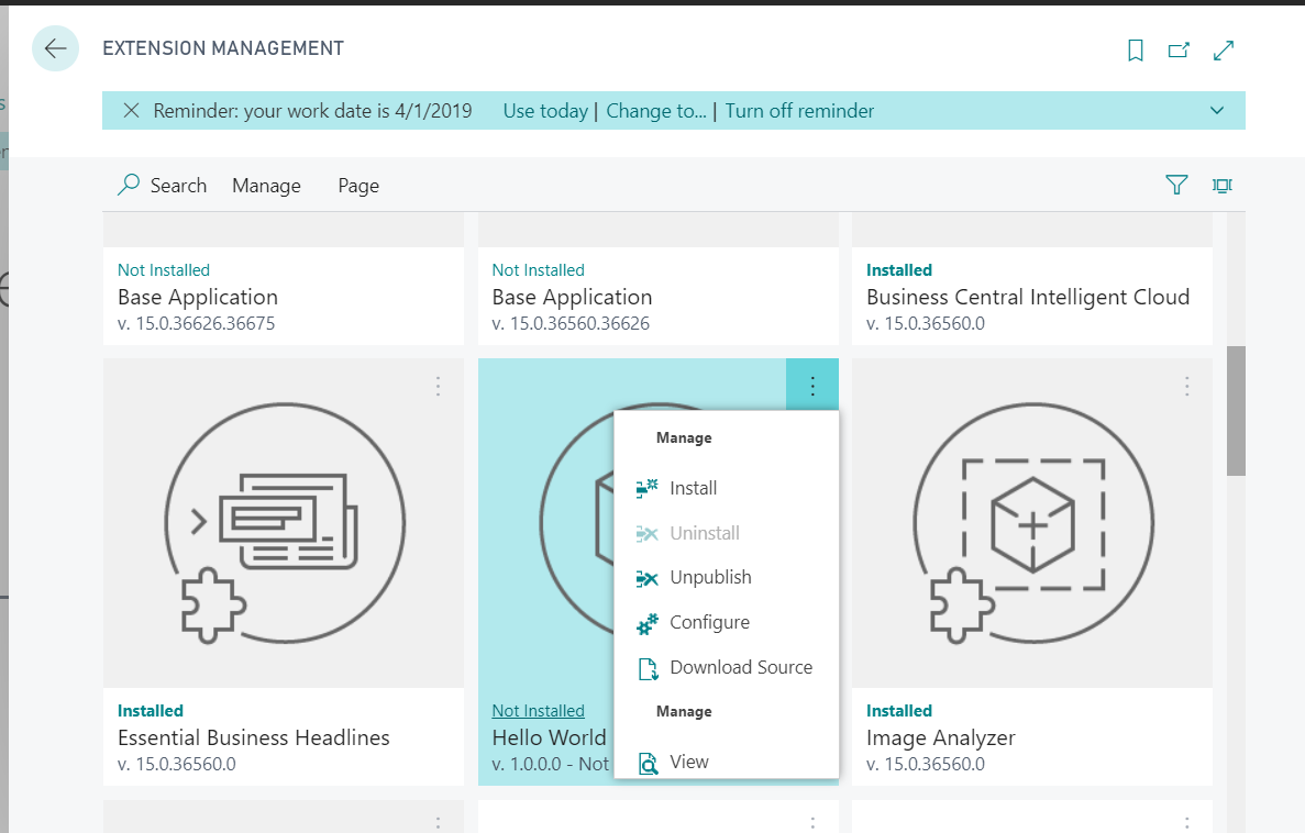 Installing And Uninstalling Published Add On Extensions Api Not