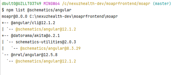 question: akita having an old @schematics/angular dependency? · Issue #718 · salesforce/akita ...