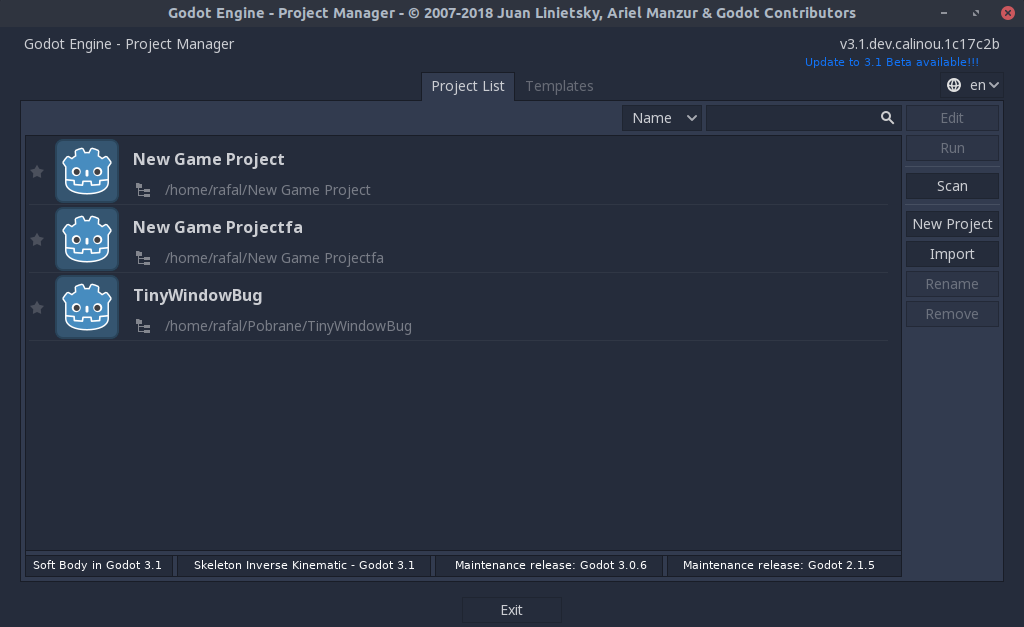 Notify about new versions of Godot in Project Manager · Issue #1132 ...