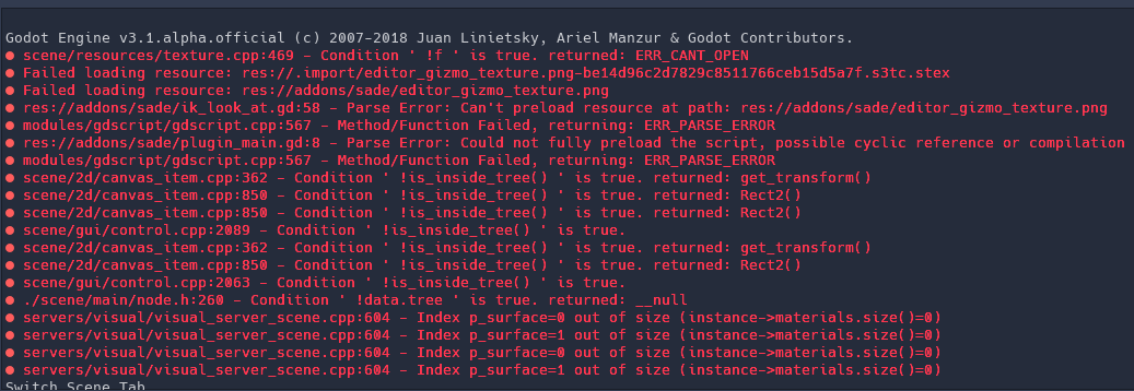 A lot of demo projects not working/crash with Godot 3.1 Alpha · Issue #21792 · godotengine/godot ...