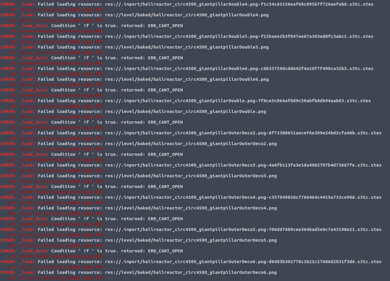 Godot Warns About Missing Resources During Reimport · Issue 26324 · Godotenginegodot · Github 1704