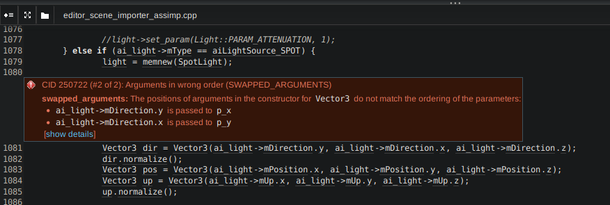 Potential bugs found by PVS Studio and Coverity Scan · Issue #30779 · godotengine/godot · GitHub