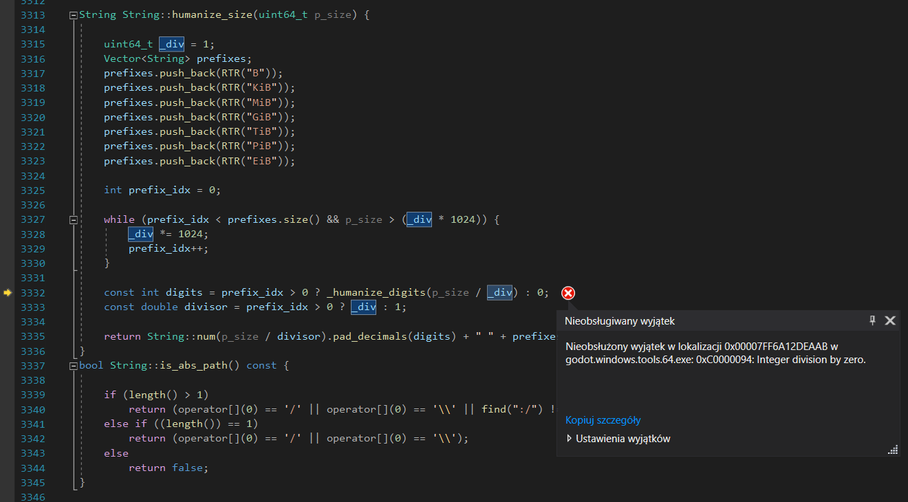 String.humanize_size fails when "size" is large · Issue #35872 · godotengine/godot · GitHub