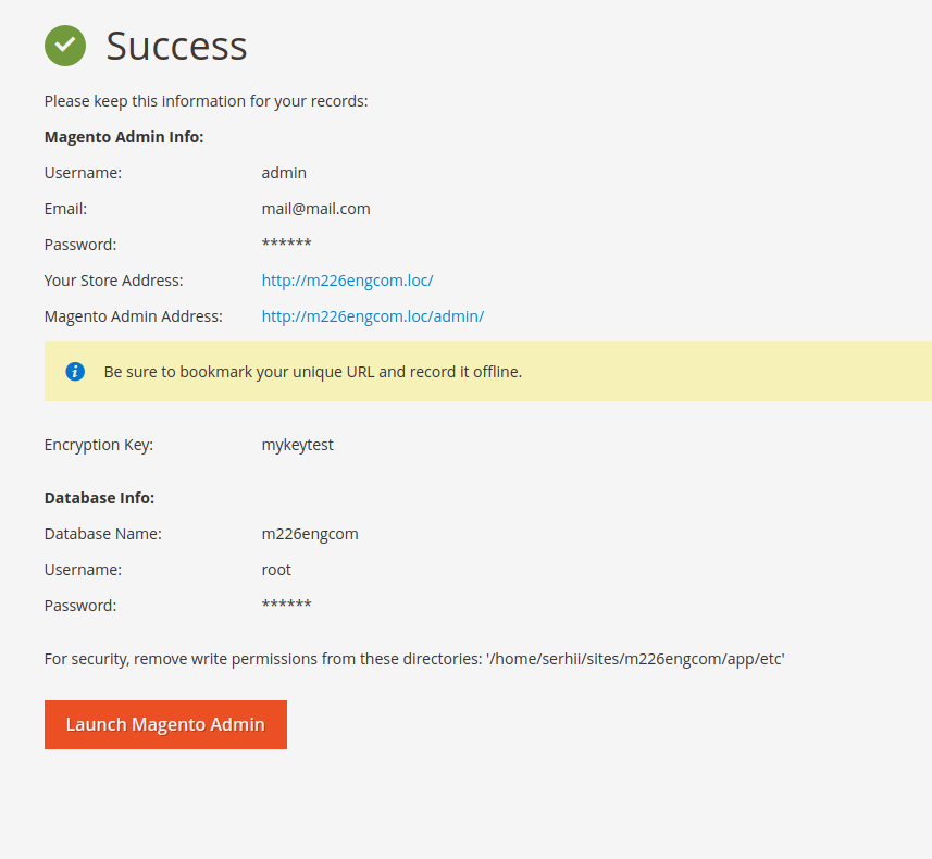 Magento 2.3.0 cannot install with "short" secret key (at first time) · Issue #19516 · magento ...