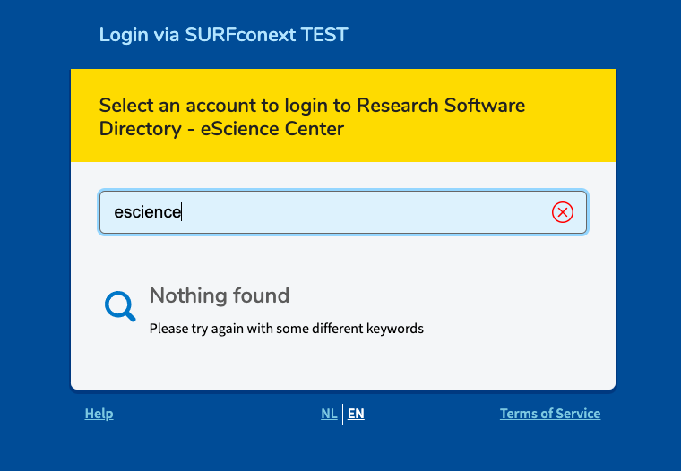 Can't find eScience Center to log in in dev environment · Issue #122 · research-software ...