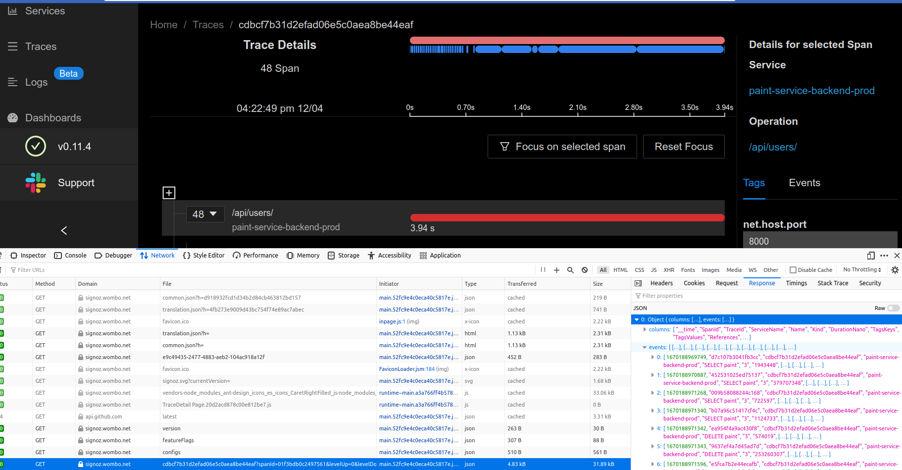 Unable to see the actual span for multiple spans in traces Page · Issue #1754 · SigNoz/signoz ...