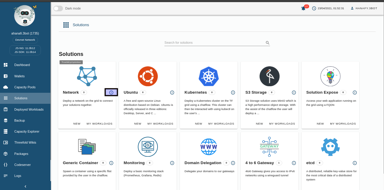Admin: solutions' info links are broken · Issue #2998 · threefoldtech/js-sdk · GitHub