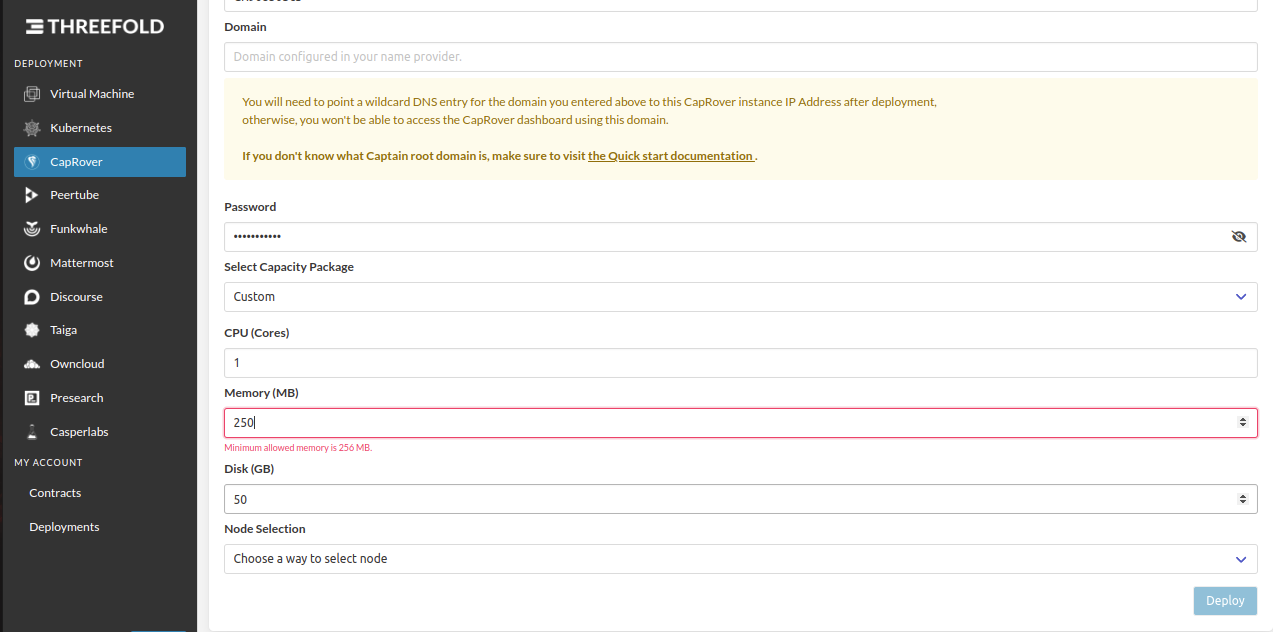 Caprover Verify input/configuration validation not work correctly · Issue #789 ...