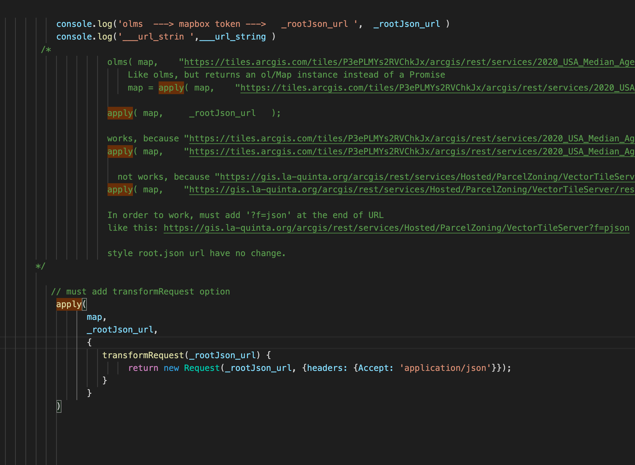 arcgis vector tile must enforce ?f=pjson other wise will fail to load · Issue #529 · openlayers ...