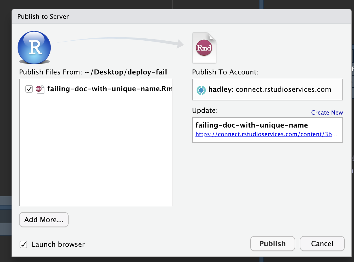 Re-publish dialog generates bad url · Issue #12708 · rstudio/rstudio ...