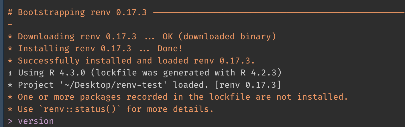 Warn on missing dependencies / Auto-restore · Issue #353 · rstudio/renv · GitHub