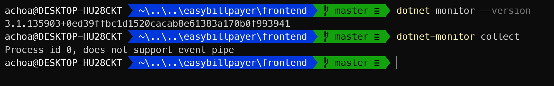 Clerify on how to run dotnet monitor locally. · Issue #89 · dotnet/dotnet-monitor · GitHub
