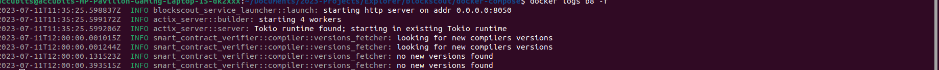 Blockscout : Issue with Smart Contract Verifier · Issue #7905 · blockscout/blockscout · GitHub