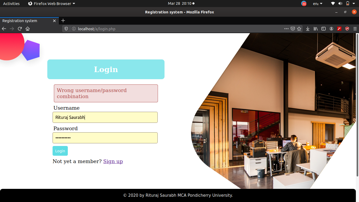 GitHub - rituraj97/Simple-Registration-System: Simple Registration ...