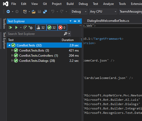 Teams Bot and unit tests sample · Issue #3122 · microsoft/BotBuilder ...