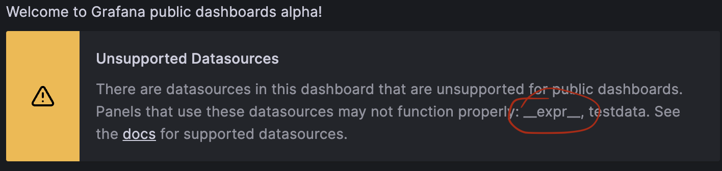 Bug: Unsupported Datasources check lists "__expr__" as invalid · Issue #61807 · grafana/grafana ...