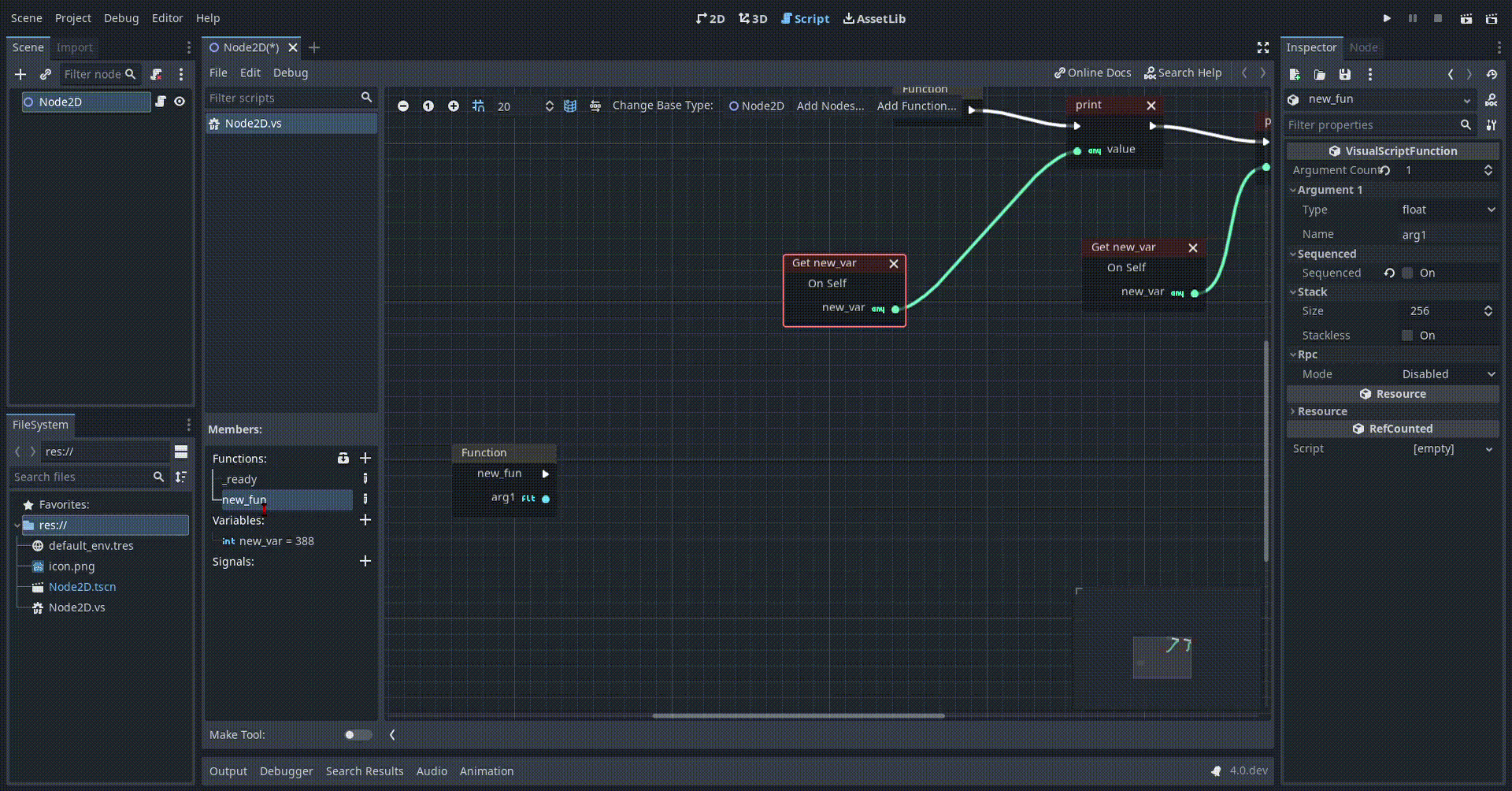 Variable And Signal Nodes Are Not Renamed In Visualscript Editor · Issue 2756