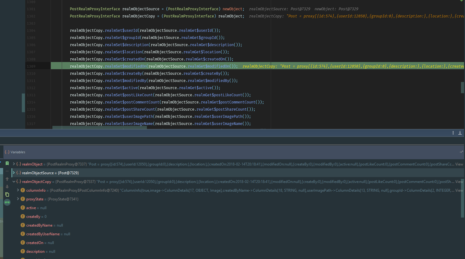 Realm Copytorealm And Copyorupdate Not Updating Fields On Objectrealmproxy · Issue 5752