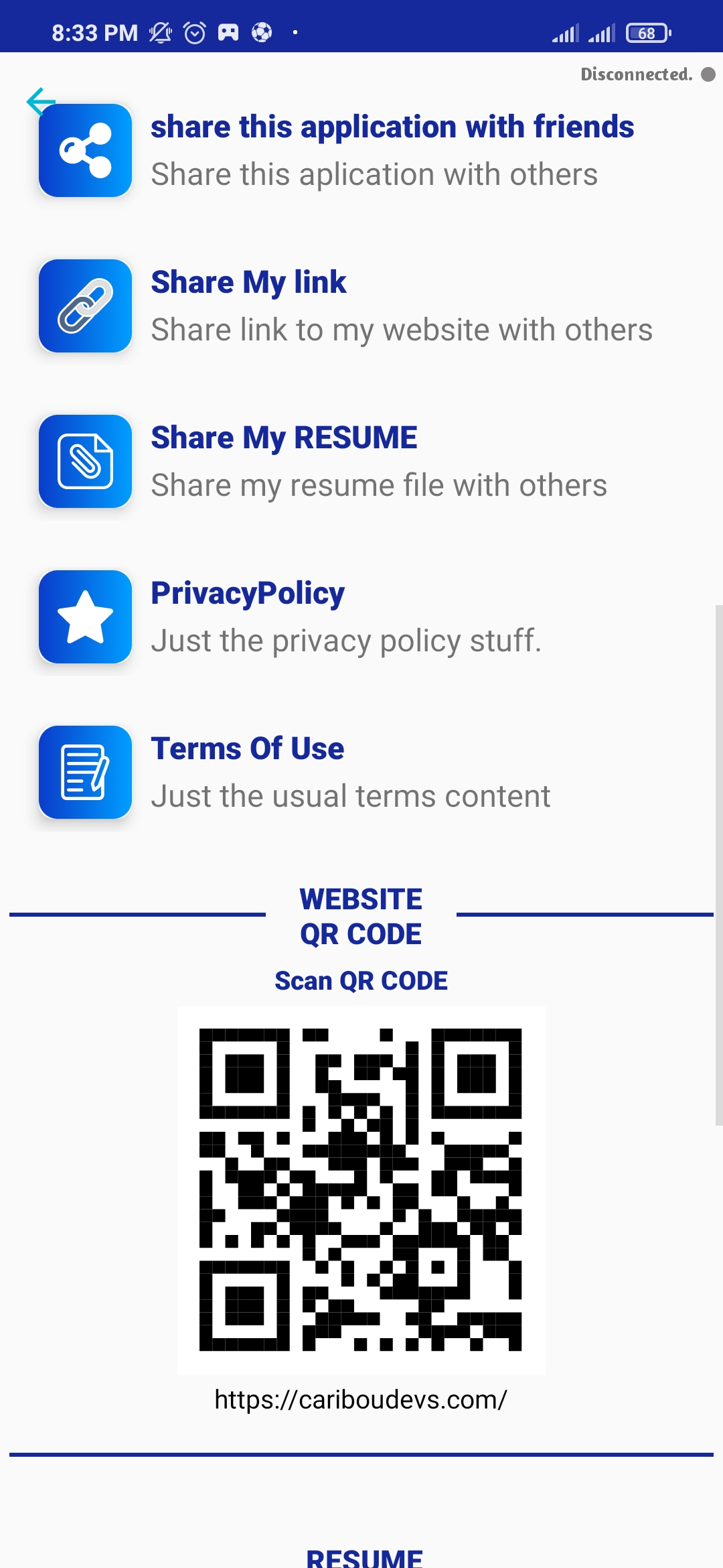 GitHub - Emmanuel1017/My_Resume_Android_Application: A simple resume ...