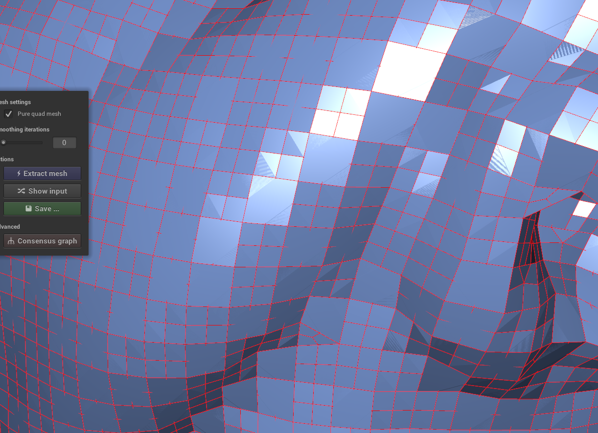 When Pure quad mesh is ON, the extracted faces are weird · Issue #67 ...