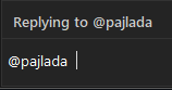 Double-space when using replies with an empty input box · Issue #4031 ...