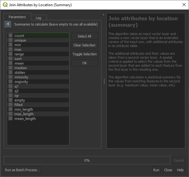 Join Attributes By Location Summary Concatenate Option For Text Fields · Issue 44151 · Qgis