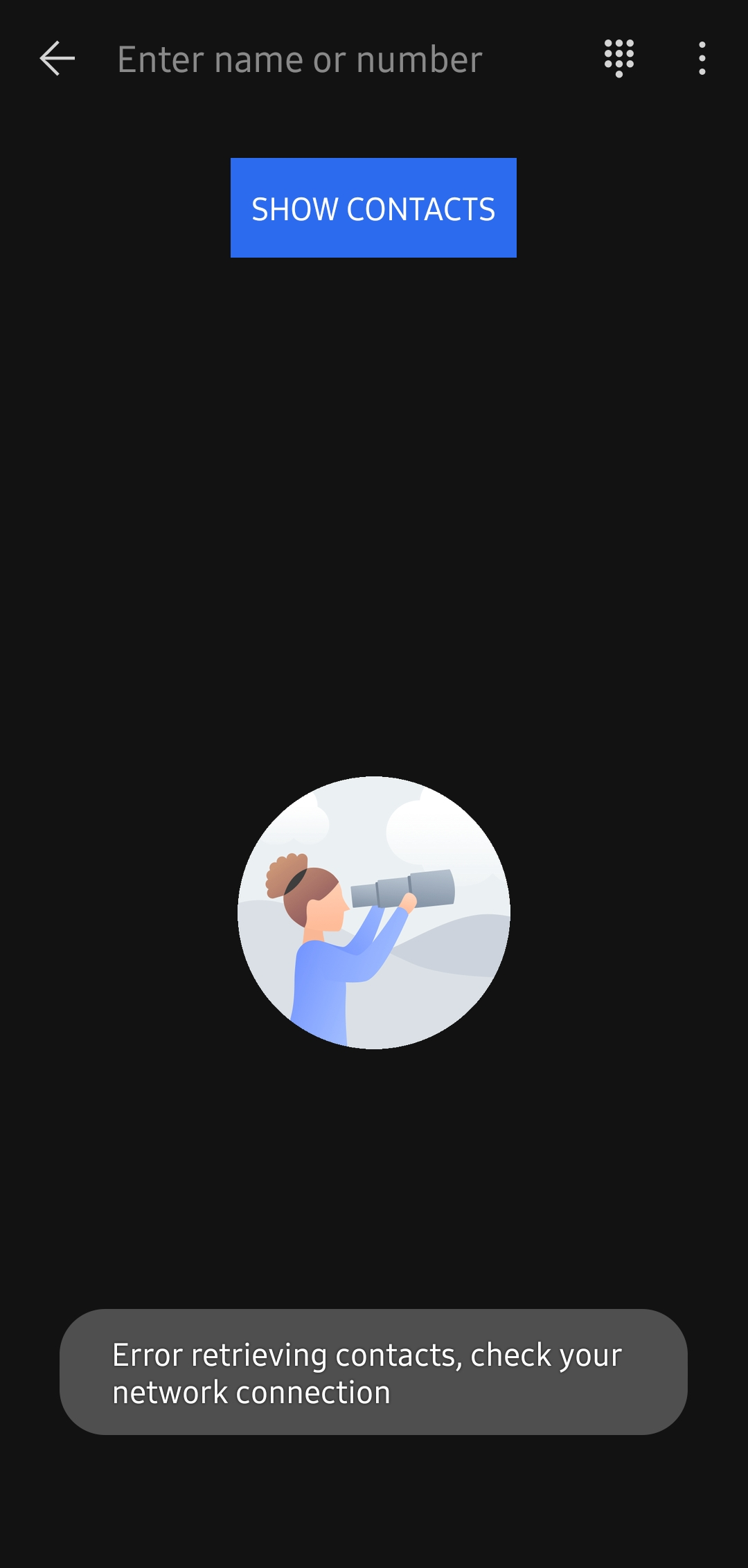Error retrieving contacts, check your network connection · Issue #10503 · signalapp/Signal ...
