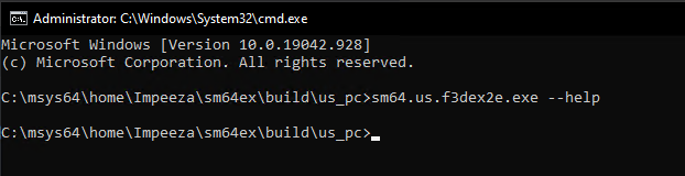 Help parameter doesn't work · Issue #464 · sm64pc/sm64ex · GitHub