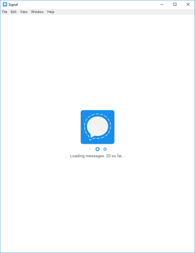 Signal does not become usable quickly enough after launch · Issue #2459 · signalapp/Signal ...