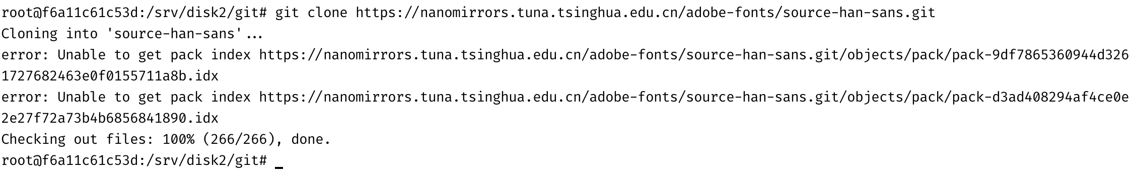I'm not able to git clone adobe-fonts repos · Issue #1125 · tuna/issues · GitHub