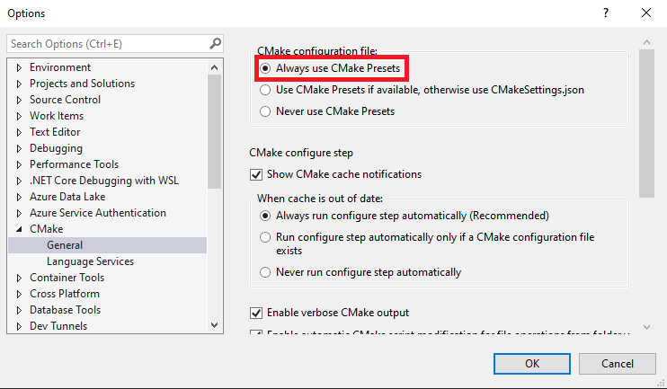 Suggestion: Compile Instructions guide step to disable CMakePresets if ...