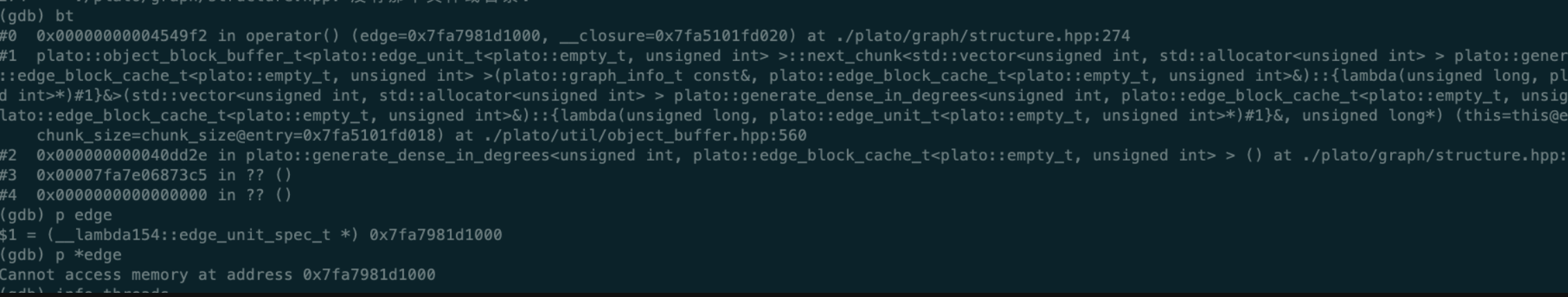 Meet segmentation fault when generate_dense_in_degrees · Issue #46 · Tencent/plato · GitHub