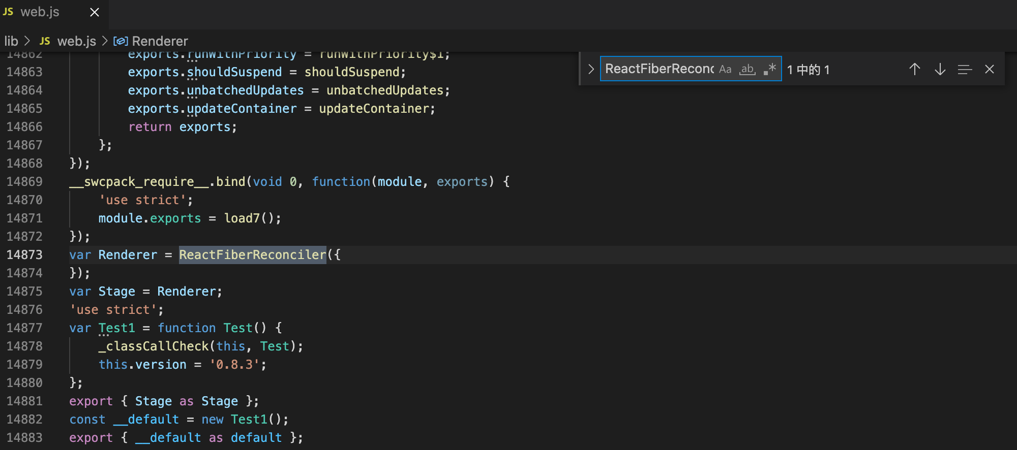 Wrong import from react-reconciler · Issue #2861 · swc-project/swc · GitHub