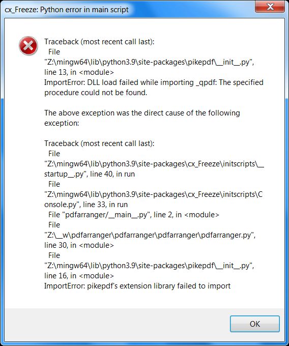 Portable application cannot open · Issue #784 · pdfarranger/pdfarranger · GitHub