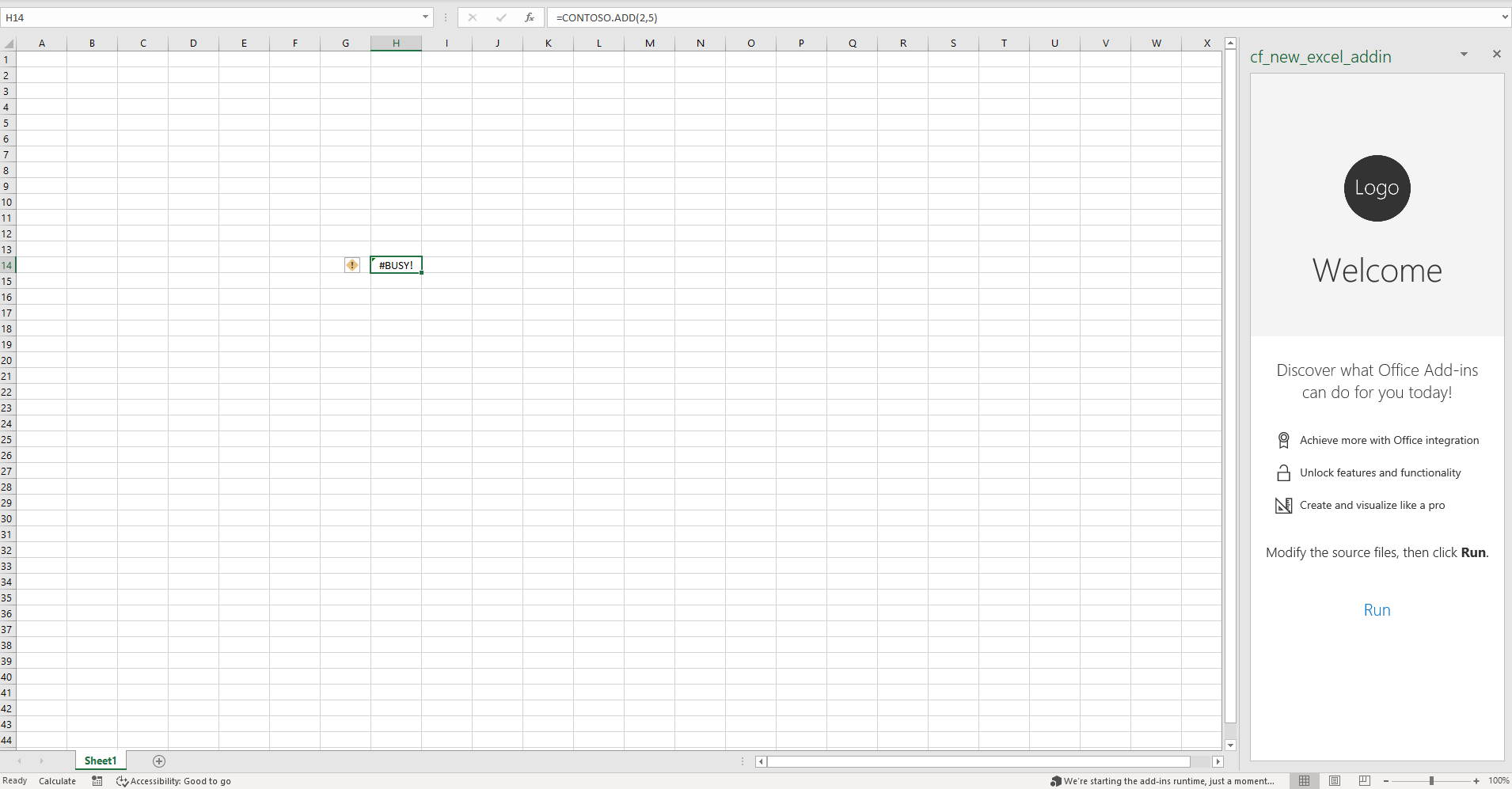 Custom Functions template generated from generator-office is giving # ...