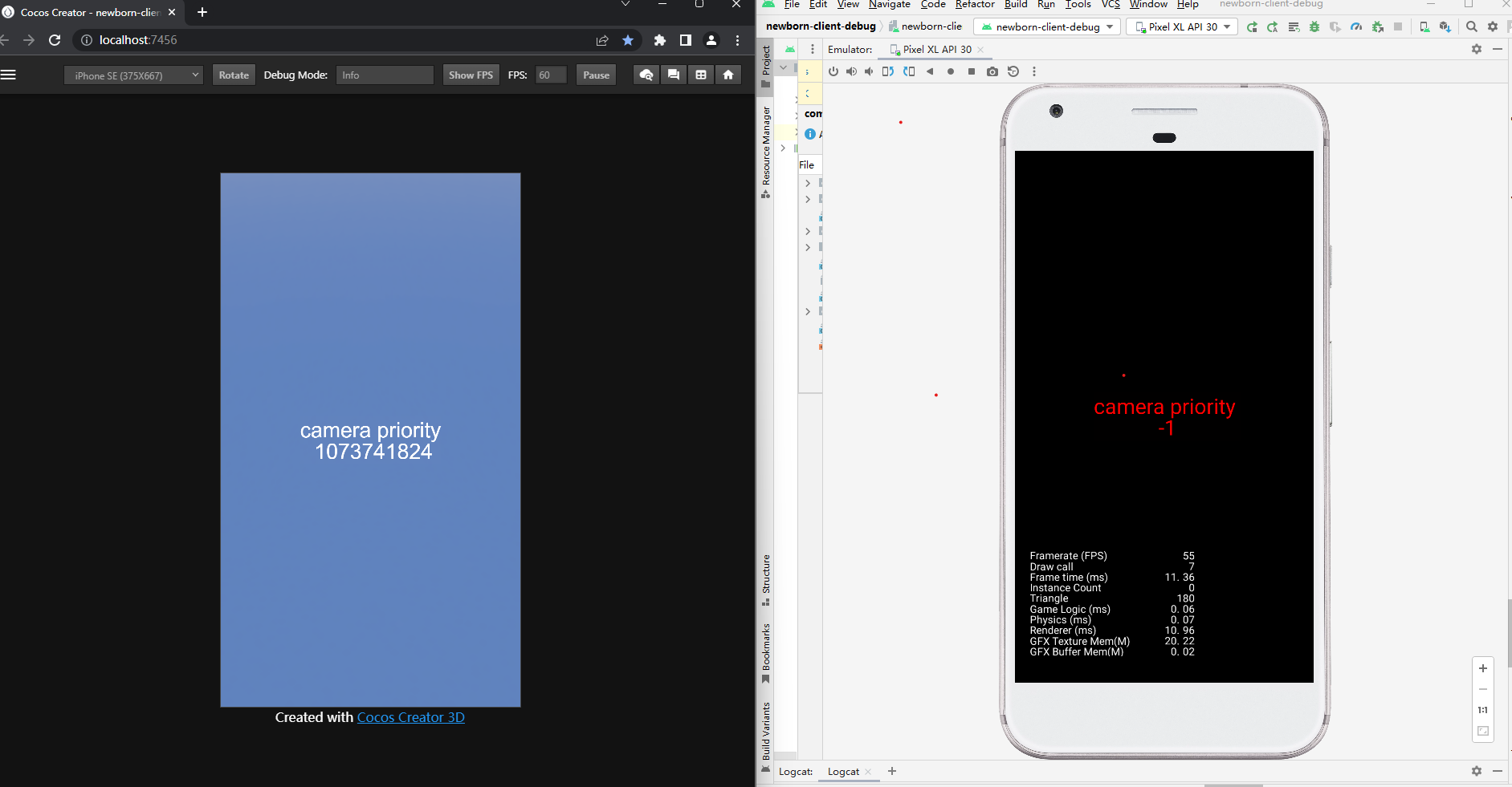 canvas with lower camera priority is rendered over higher one · Issue #12960 · cocos/cocos ...