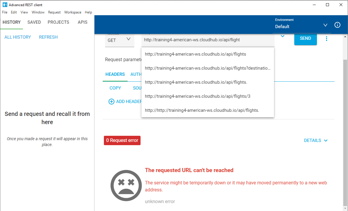 URL not getting responded by REST · Issue #237 · advanced-rest-client/arc-electron · GitHub