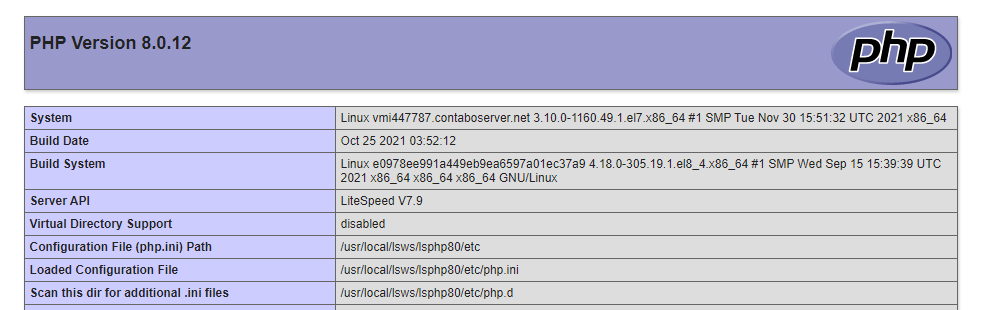 [BUG] Setting PHP version for domains · Issue #802 · usmannasir/cyberpanel · GitHub