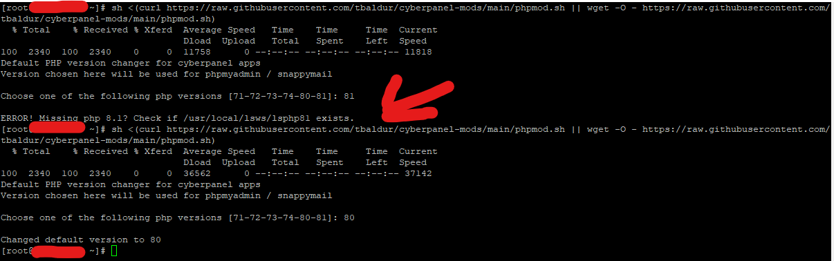 [BUG] Missing php 8.1? · Issue #942 · usmannasir/cyberpanel · GitHub