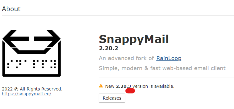Minor version number bug · Issue #640 · the-djmaze/snappymail · GitHub
