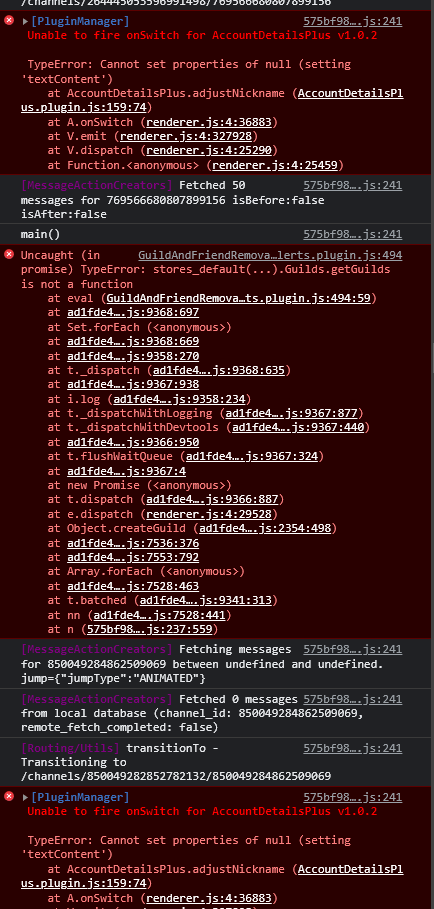 Discord goes into Loading mode · Issue #1626 · BetterDiscord/BetterDiscord · GitHub