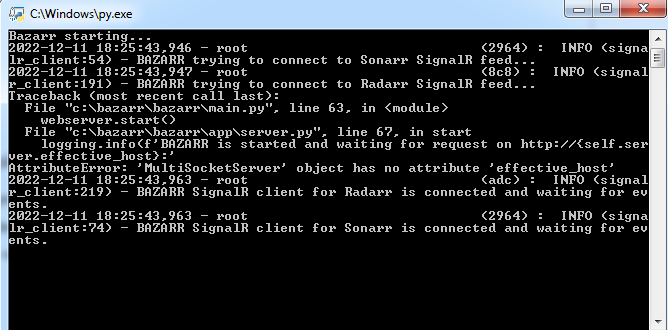 Can't open web gui. · Issue #2008 · morpheus65535/bazarr · GitHub