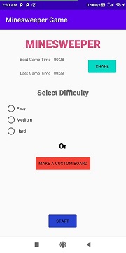 GitHub - Sushilkumar168141/Minesweeper_Game: Minesweeper Game : with timer and flag implemented
