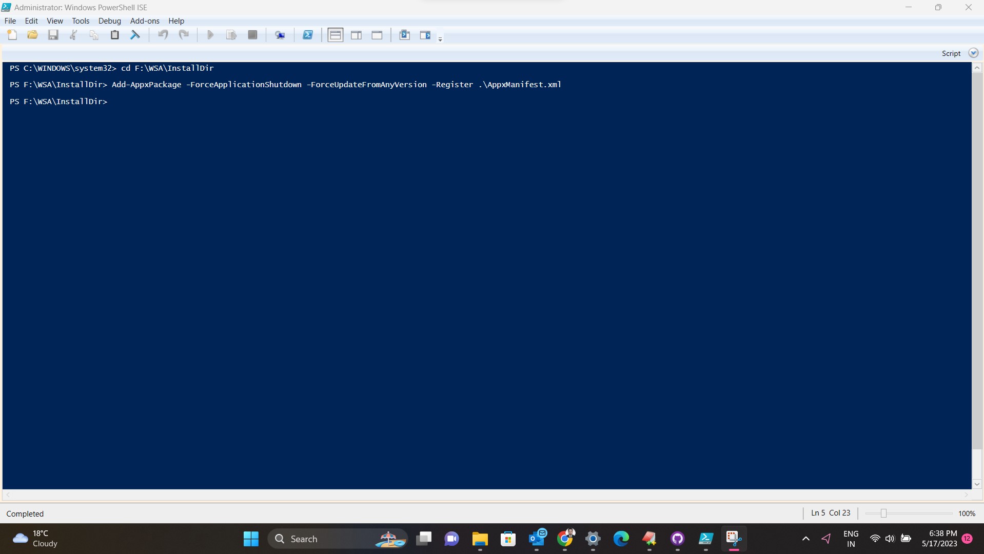 [Bug] Install Failed WSA using Install.ps1 script · Issue #541 · LSPosed/MagiskOnWSALocal · GitHub